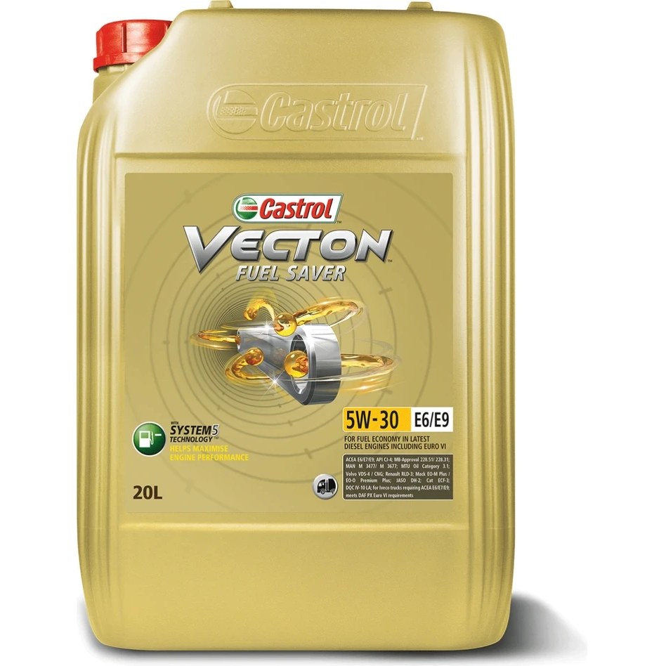 Castrol Vecton Fuel Saver 5W-30 E6/e9 20 Litre Motor Yağı ( Üretim Yılı ...