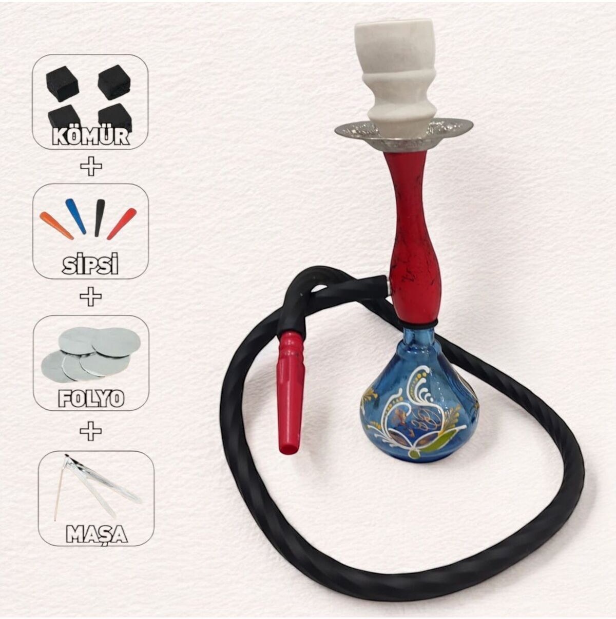 GN Mini Nargile Takımı Fiyatı ve Özelliklerı - Badem