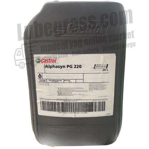 Castrol Alphasyn Pg 220 Şanzıman Yağı 20 L Fiyatı ve Özelliklerı - Badem