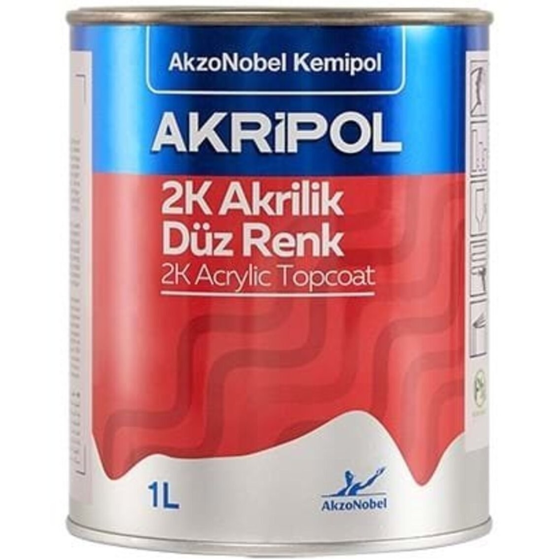 AKZONOBEL Akripol 2k XSC 691-61 (1671) İnci Beyazı Akrilik Sonkat Oto ...