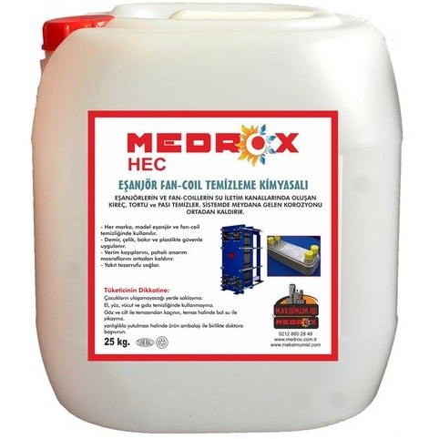 Medrox Hec-Eşanjör Fancoıl Temizleme Kimyasalı 25 Kg Fiyatı ve ...
