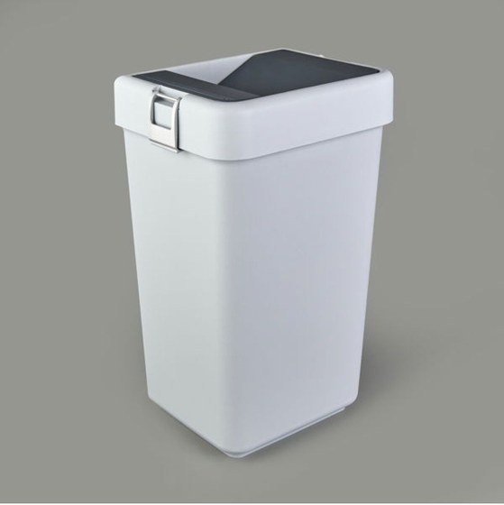 Motek Comfort Çöp Kovası - Gri - 25 lt Fiyatı ve Özelliklerı - Badem