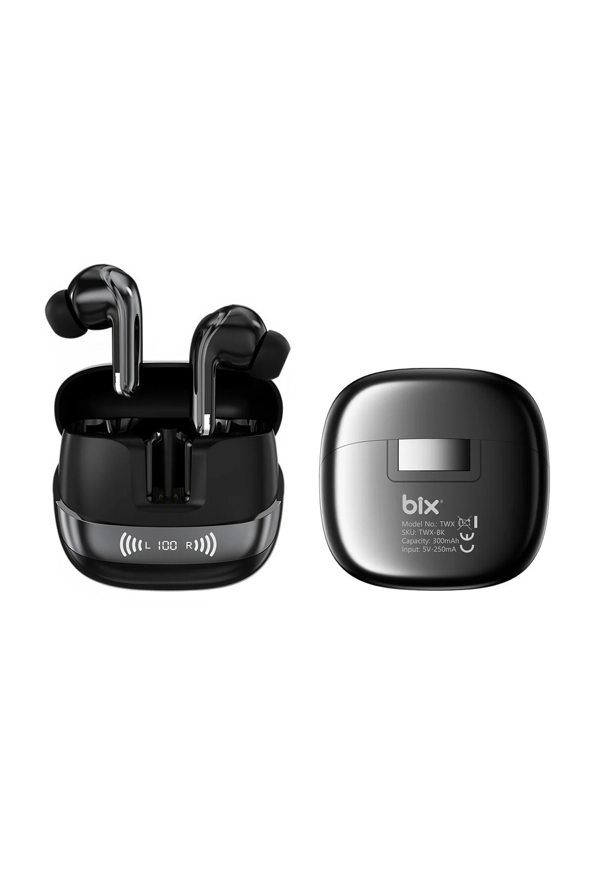 Bix TWX Soundcraft TWS Bluetooth 5.4 Kulak İçi Kulaklık Beyaz ANC ENC ...