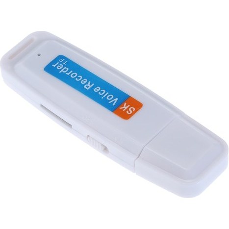 Singree Beyaz Mini Usb Ses Kaydedici - Tek Tuşla Kayıt/kaydet, 32gb Tf ...