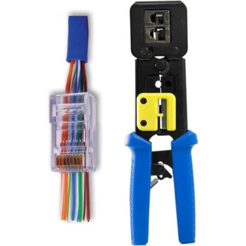 Seenergy Ez RJ45 RJ11 RJ12 Cat5 Cat6 Yeni Nesil Konnektör Lüx Kolay ...