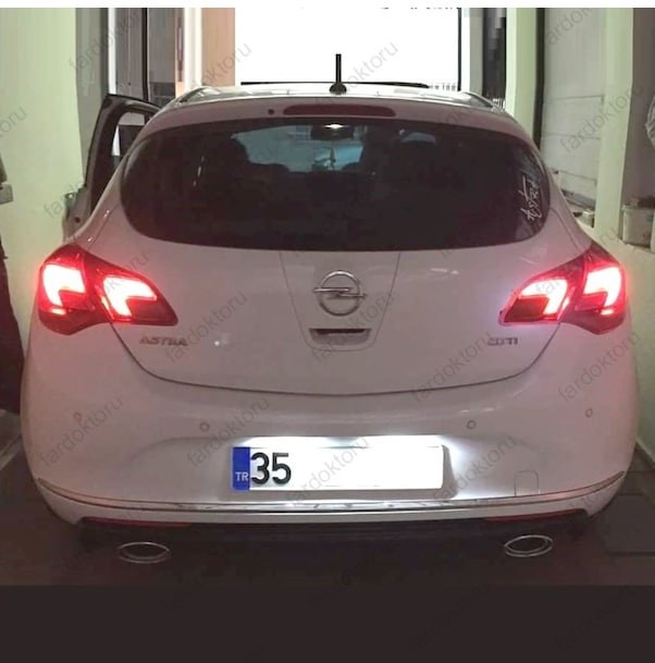 Fardoktoru Opel Astra J Led Plaka Aydinlatma Ampul Seti Ariza Işiği ...