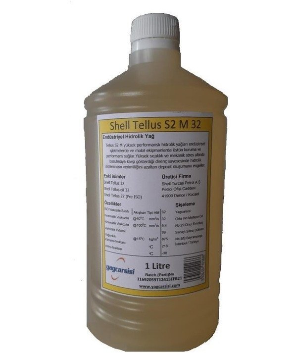 Açık Shell Tellus S2 M 32 Hidrolik Yağ 1 L Fiyatı ve Özelliklerı - Badem