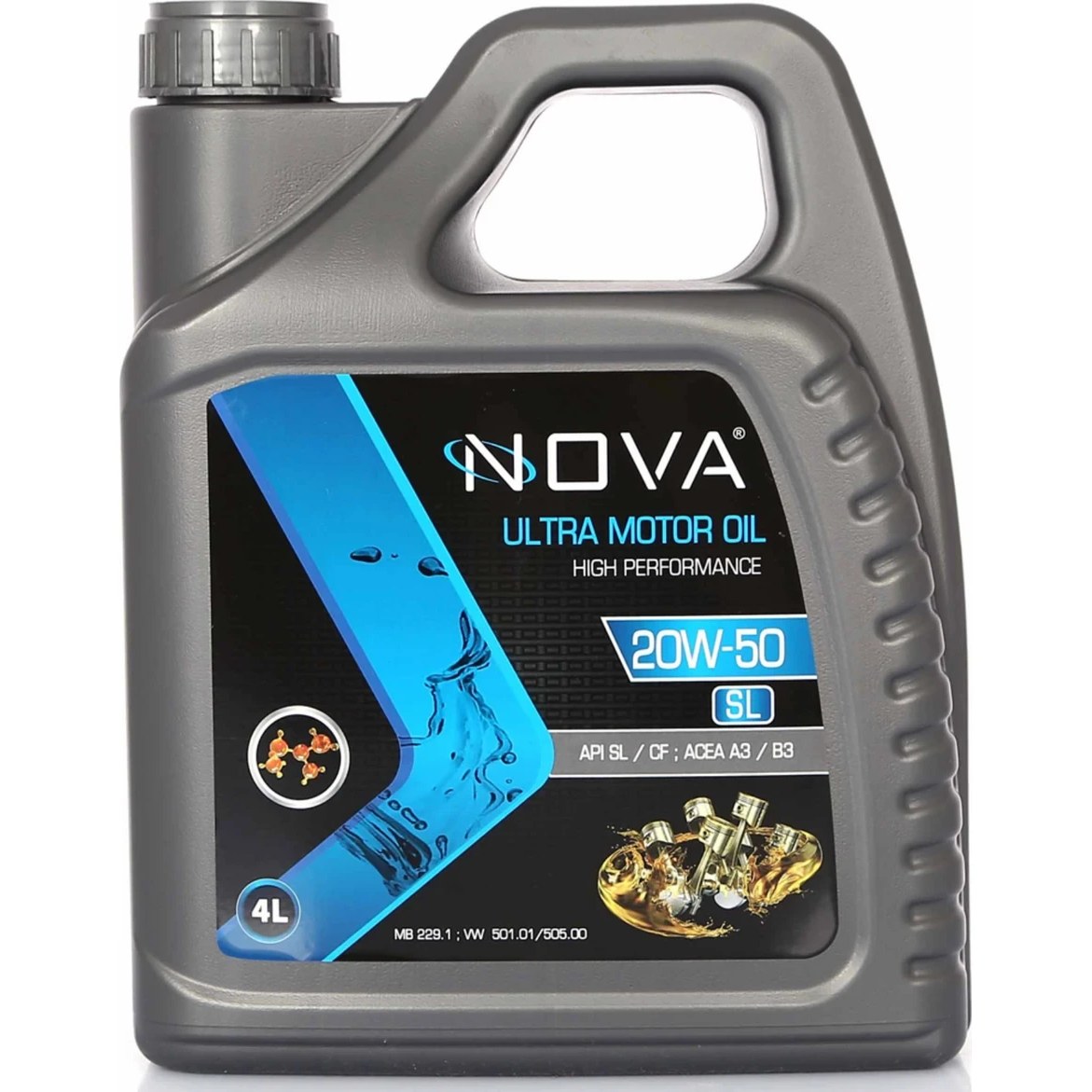 Nova 20W-50 SL 4 Litre Motor Yağı ( Üretim Yılı: 2024 ) Fiyatı ve Özelliklerı - Badem