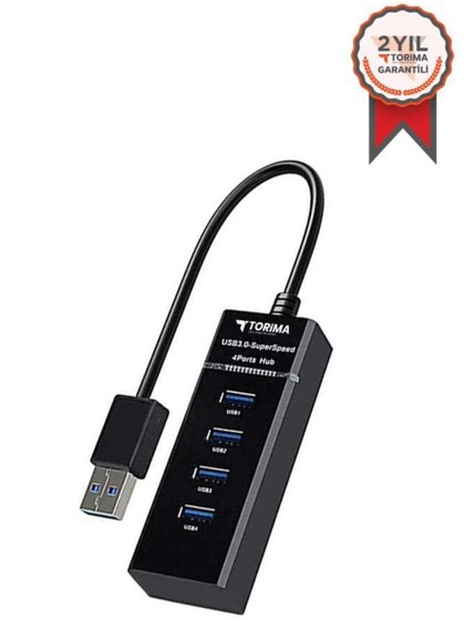 Torima 4 Port 3.0 Usb Hub YD-32 Fiyatı ve Özelliklerı - Badem