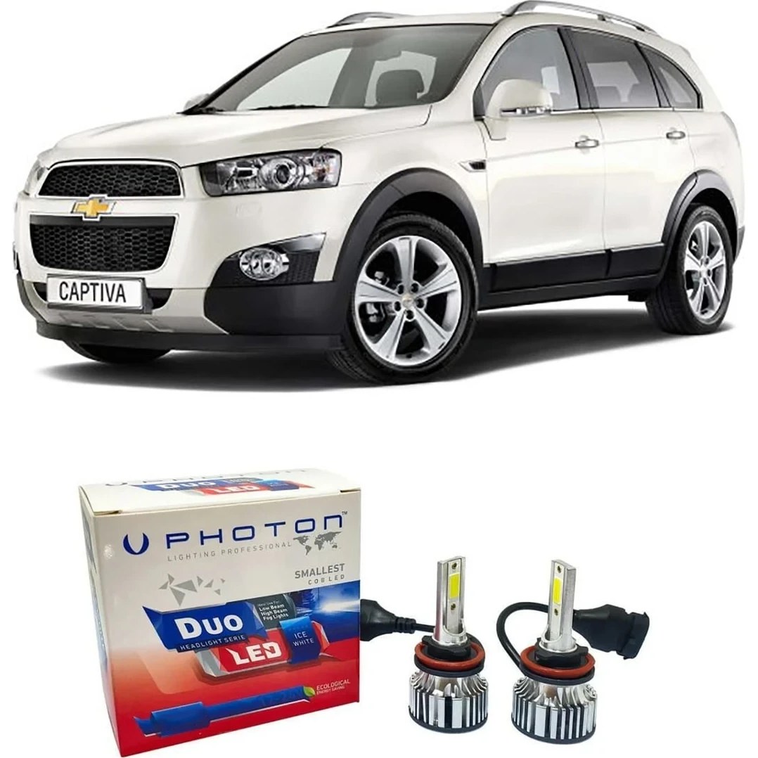 Photon Chevrolet Captiva LED Xenon Kısa Far Ampulü H7 Duo Yeni Seri ...