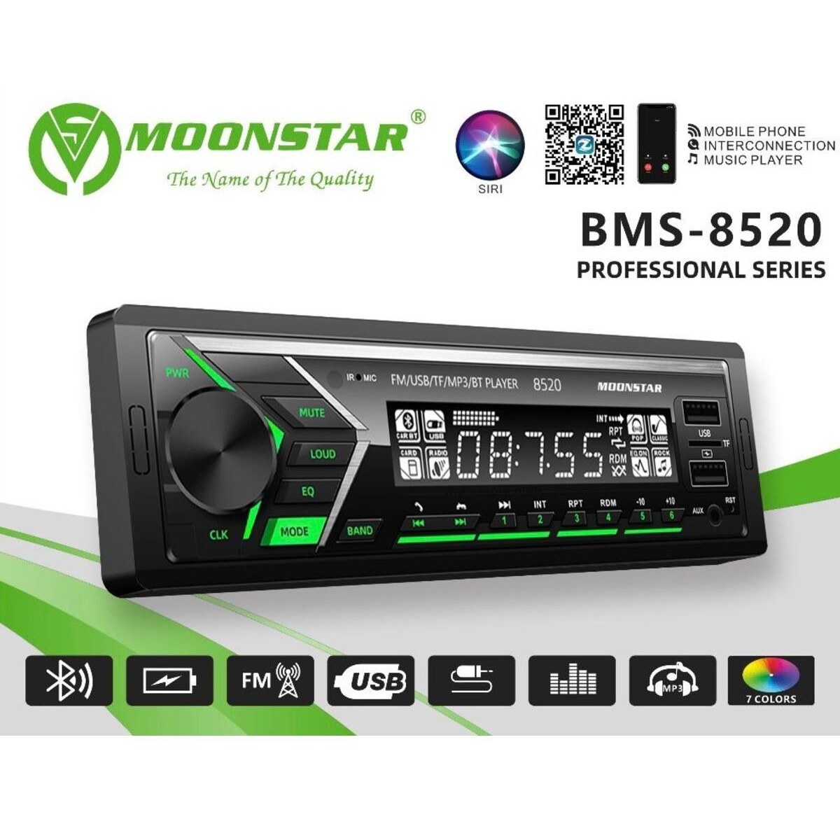 Moonstar OTO TEYP 4x45w Uyumlu Bt/usb/sd/fm/aux BMS-8520 Fiyatı ve Özelliklerı - Badem