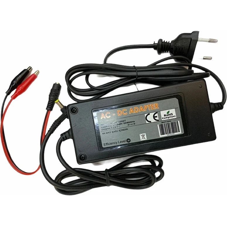 Ata Elektronik 6 Volt Aküler Için 7.2 Volt Özel Akü Şarj Cihazı ...