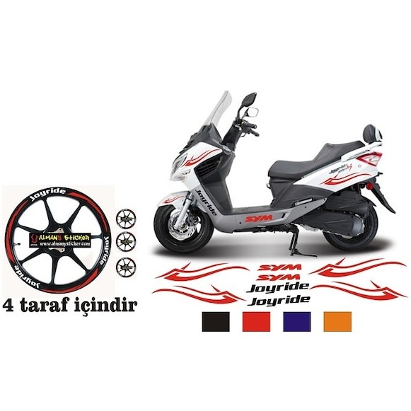 Sym Joyride Sticker Set Ve Jant Şeridi Fiyatı ve Özelliklerı - Badem
