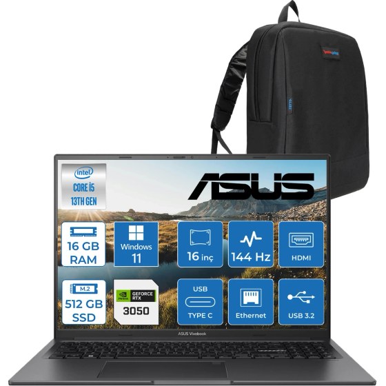 Asus Vivobook 16X K3605VC-RP461 Intel Core I5 13420H 16GB 512GB SSD ...