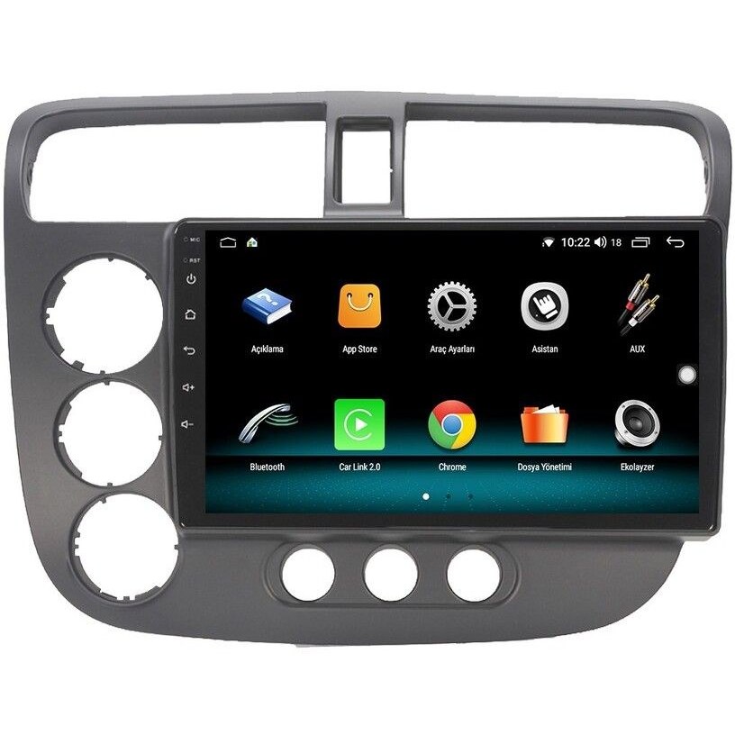 CELALİ TUNİNG Uyumlu Honda Civic V-Tech (2002-2006) Android 12 Carplay ...