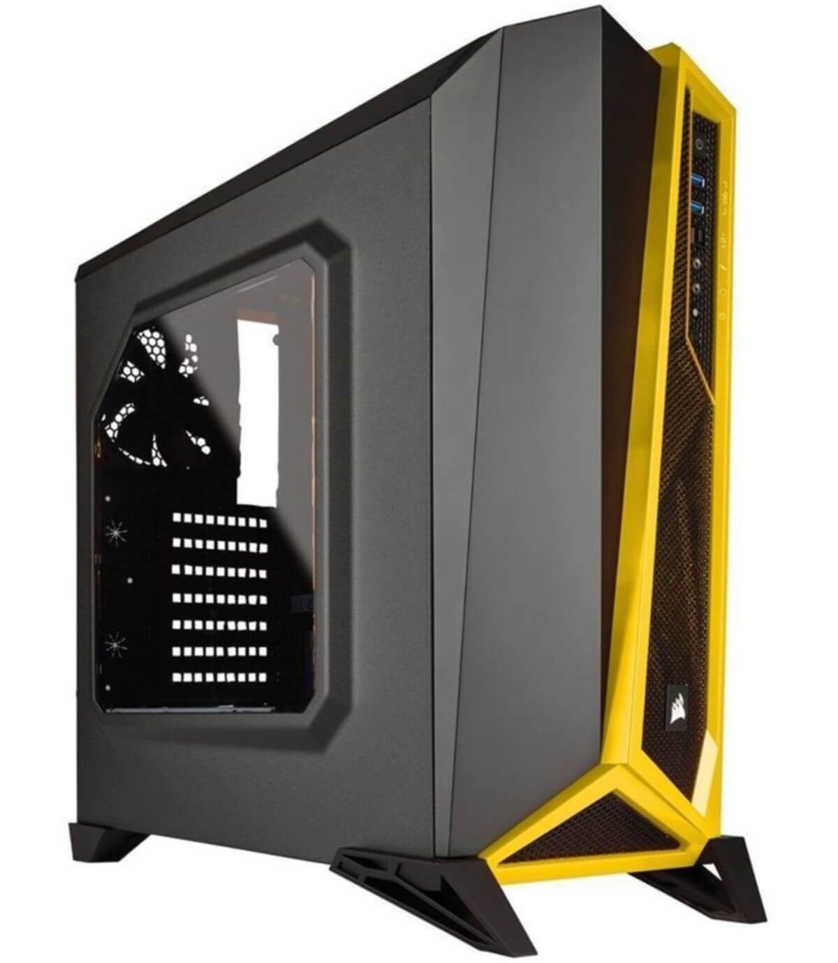 Corsair Carbide SPEC-Alpha Siyah/Sarı Pencereli Gaming Mid TOWER KASA ...