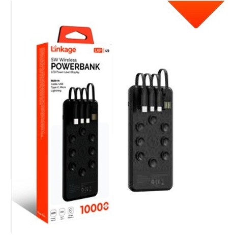 10.000 Mah, 5w, Usb, Dahili Type-c, Mikro, Lightning Kablolu, Lcd ...