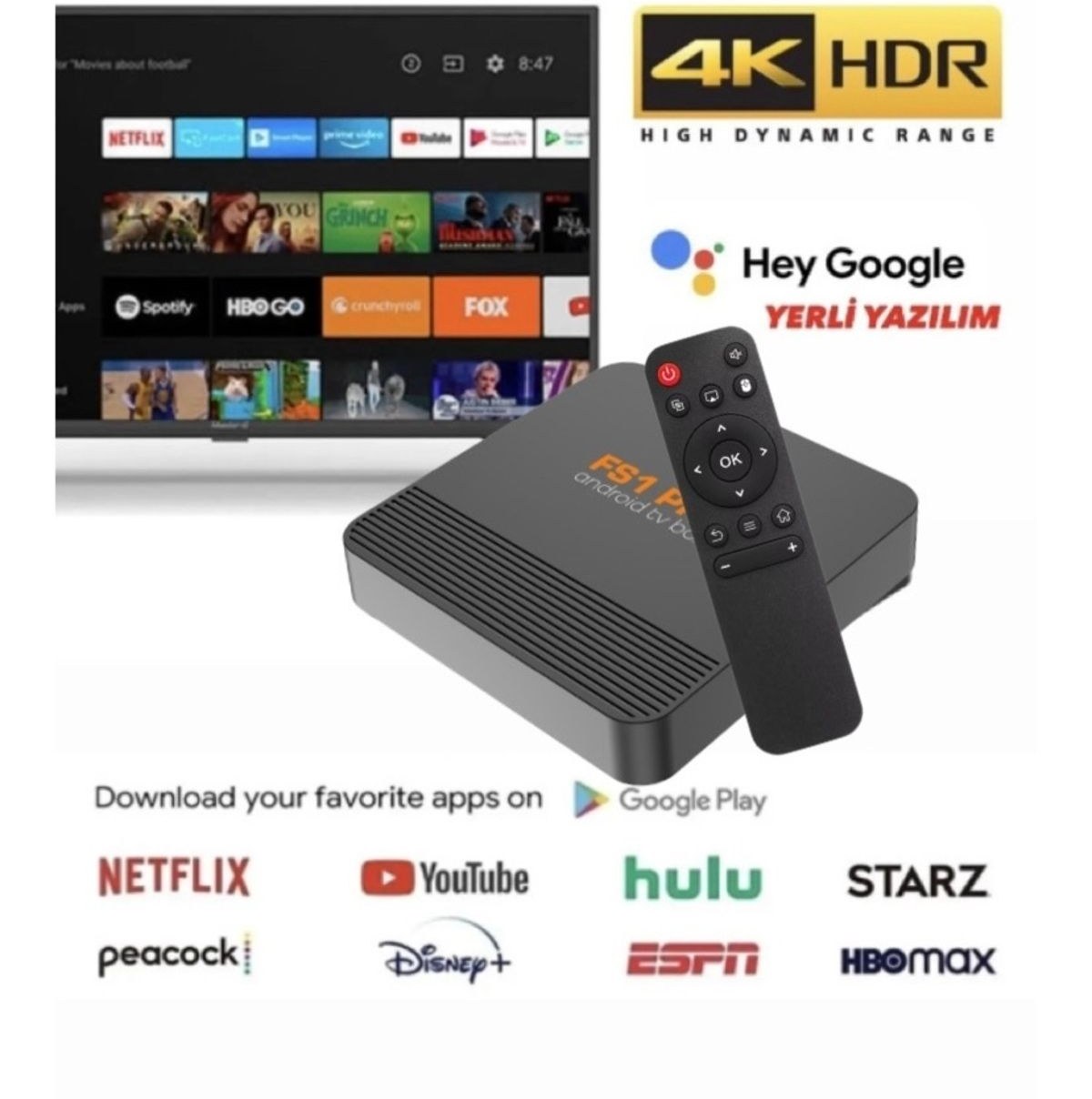 FS1PRO TEKNOLOJI 4K UHD / Android 12 BOX - Android Tv Box - Iptv ...