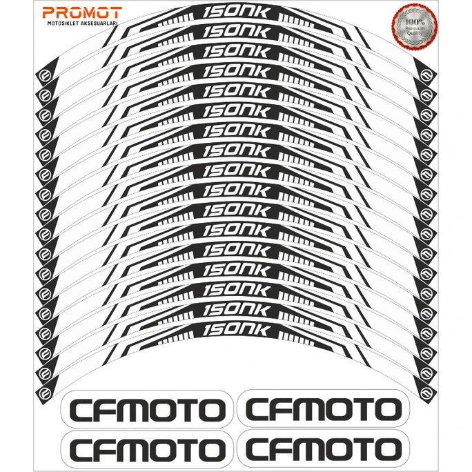 Rebon Moto Design Cf Moto Nk 150 Jant Şeridi 3 Fiyatı ve Özelliklerı ...