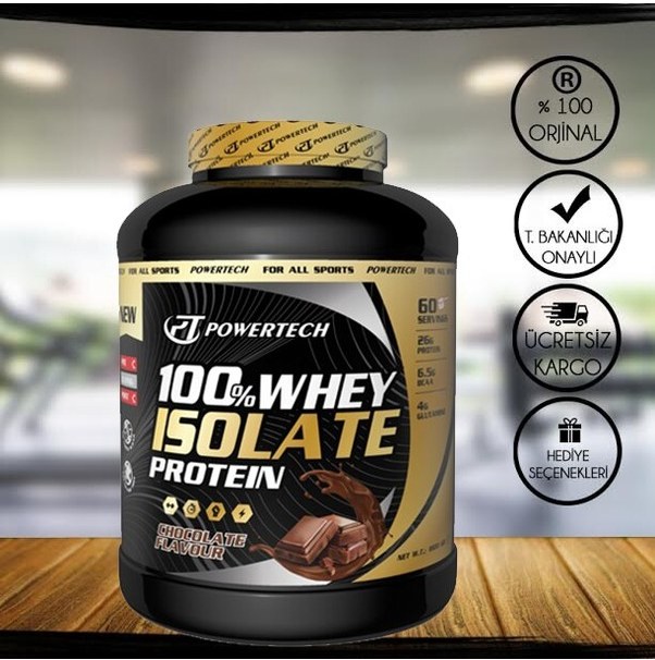 Powertech %100 Isolate Whey Protein 1800 Gr Fiyatı ve Özelliklerı - Badem