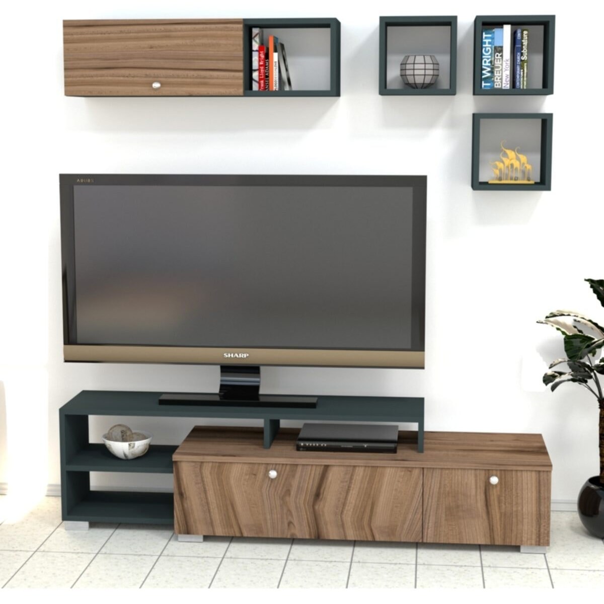 Emkawood Mirka Tv Ünitesi Fiyatı ve Özelliklerı - Badem