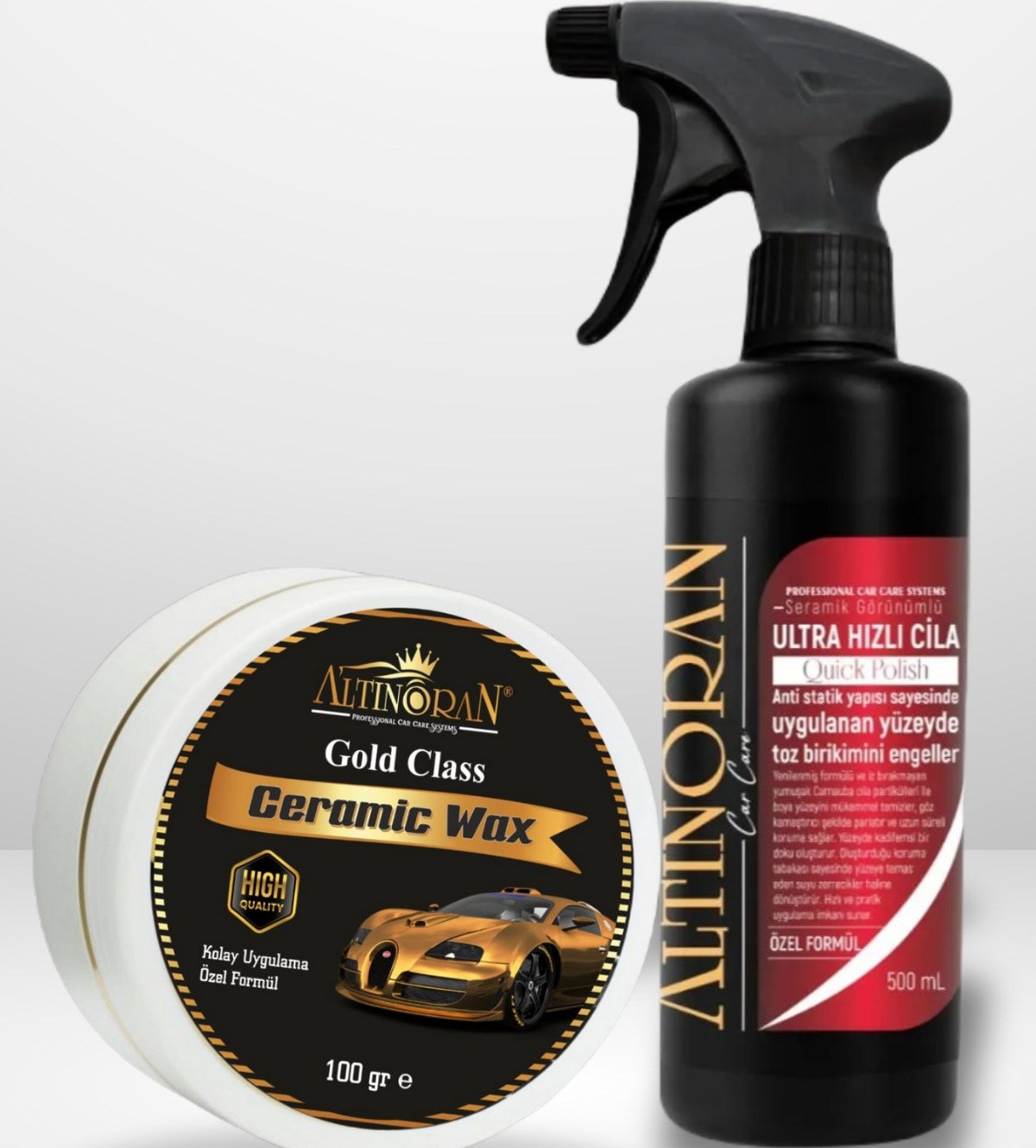 Altınoran Hızlı Cila ve Seramik Wax Seti | Gold Class 100gr ve Ultra ...