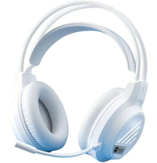 Hietech Kablolu Mikrofonlu Gaming Oyuncu Kulaklığı Rgb Aydınlatmalı - 3.5mm Jack Usb - Beyaz Yr ...