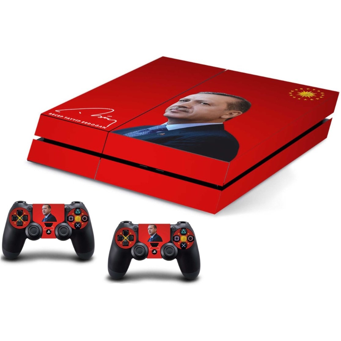 Sticker Market Ps4 Fat Recep Tayyip Erdoğan Playstation Kaplama Sticker ...