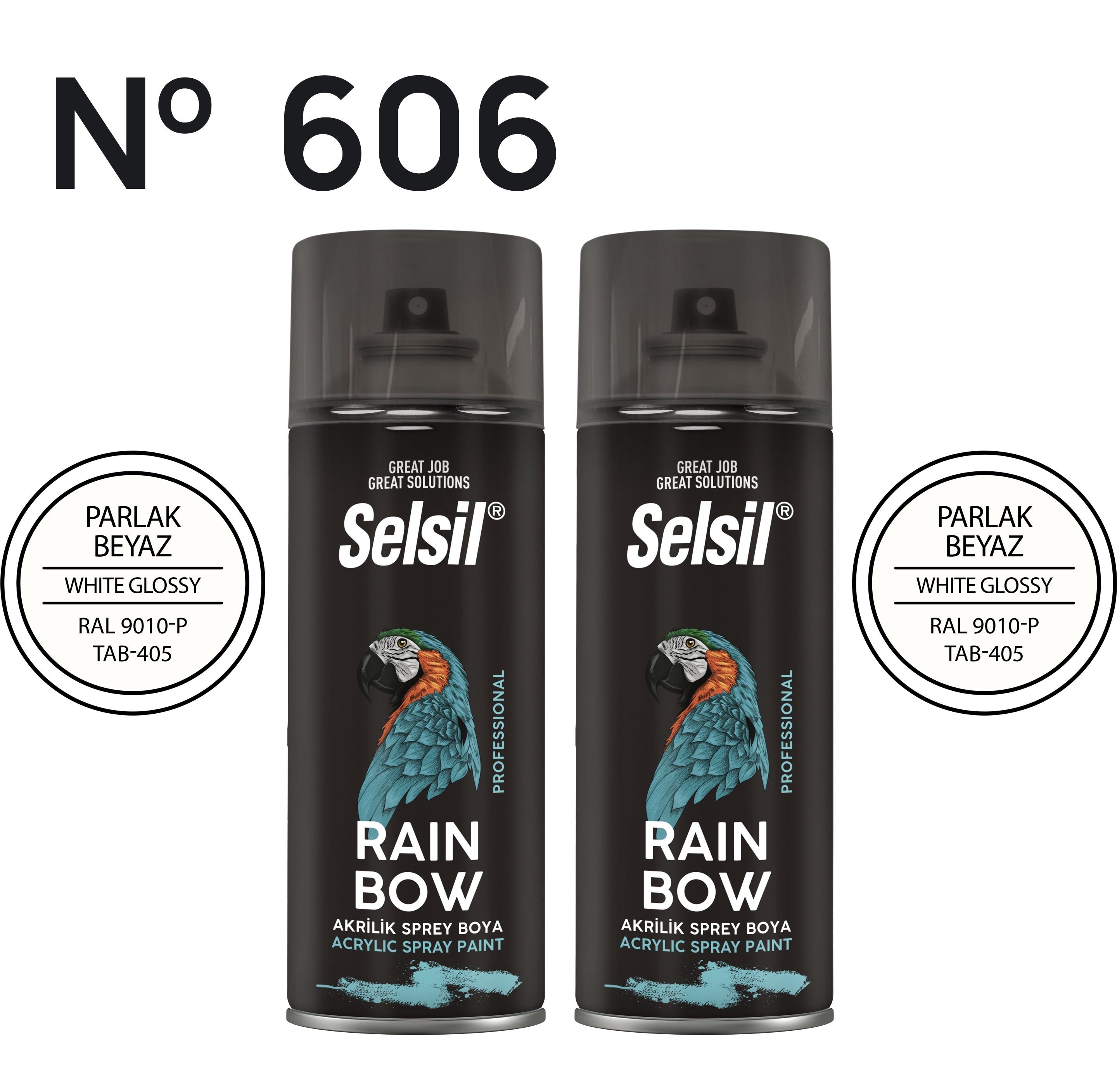 2 x Sprey Boya Parlak Beyaz 400ml Fiyatı ve Özelliklerı - Badem