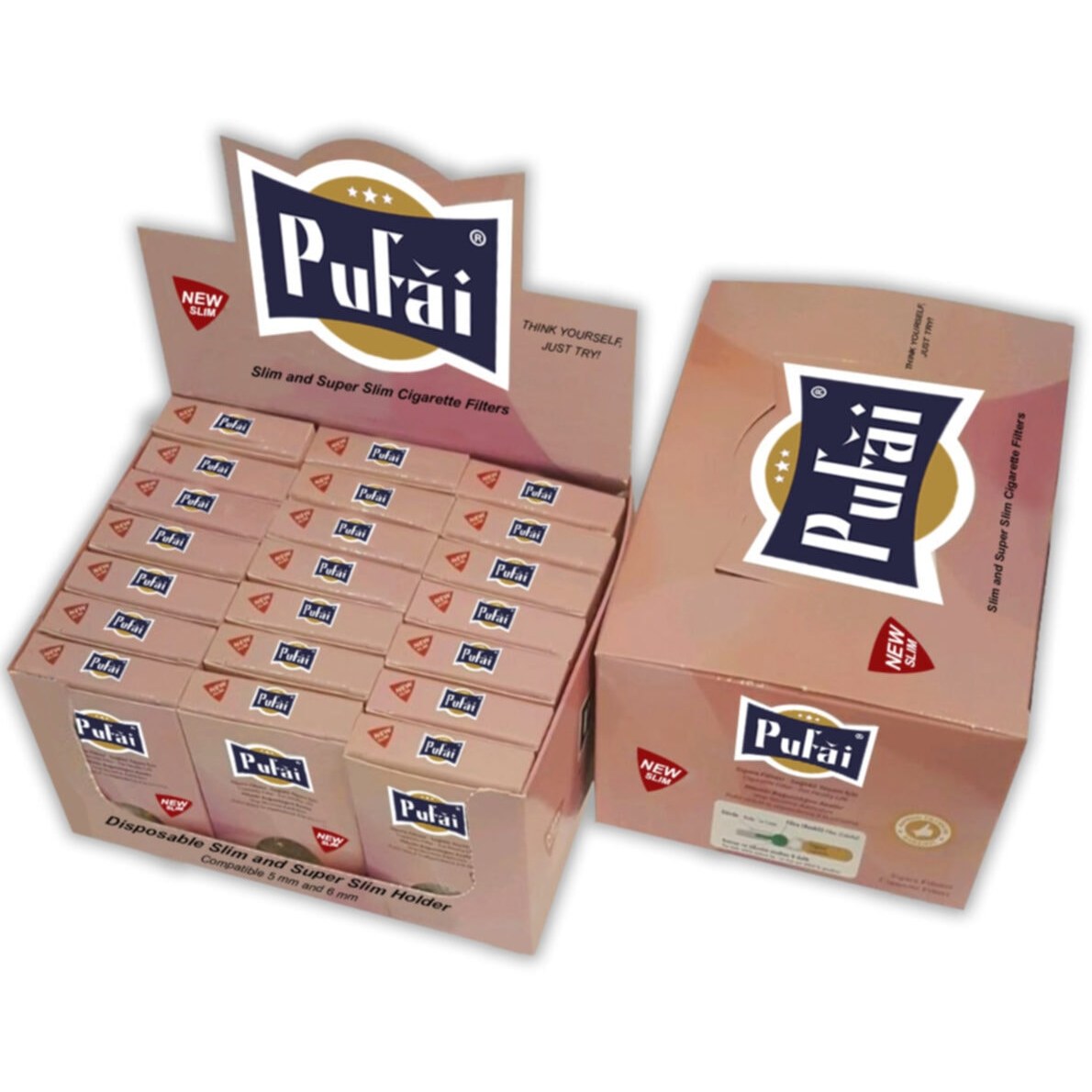 Pufai Slim Ve Süper Slim Sigara Filtresi Filtreli Sigara Ağızlığı 5 Mm ...