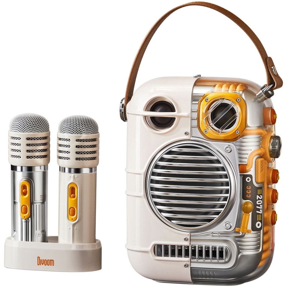Divoom Spark Pro Çift Karaoke Mikrofonlu 80 W Bluetooth Hoparlör Fiyatı ...