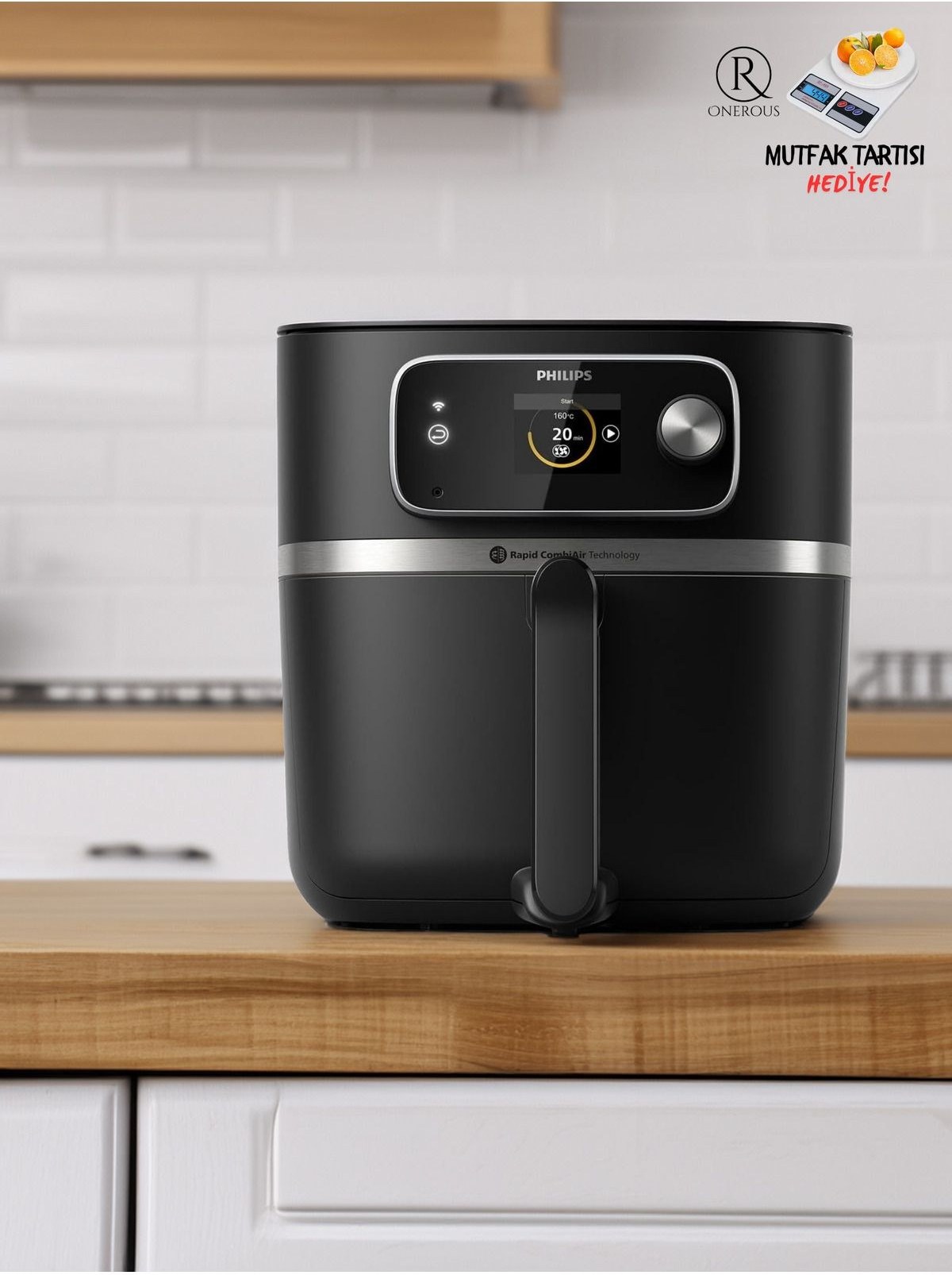 Philips HD9880 Aile Boyu 8,3 Lt Geniş Kapasiteli 22'in1 Uzaktan ...