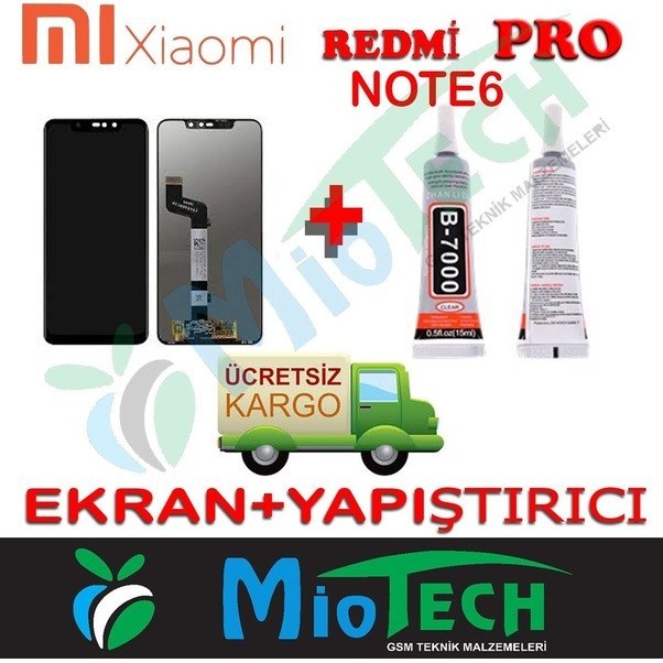 Xiaomi Redmi Note 6 Pro Lcd Ekran Dokunmatik Süper Kaliteli Fiyatı ve ...