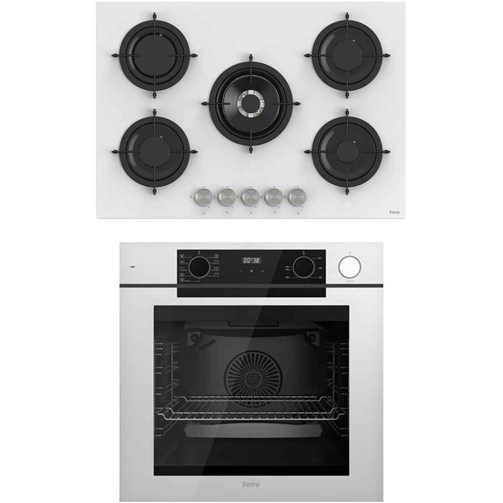 Ferre STEAM PLUS 75 SERİSİ 2Lİ CAM ANKASTRE SET (QEP64CB-RS036) Fiyatı ...