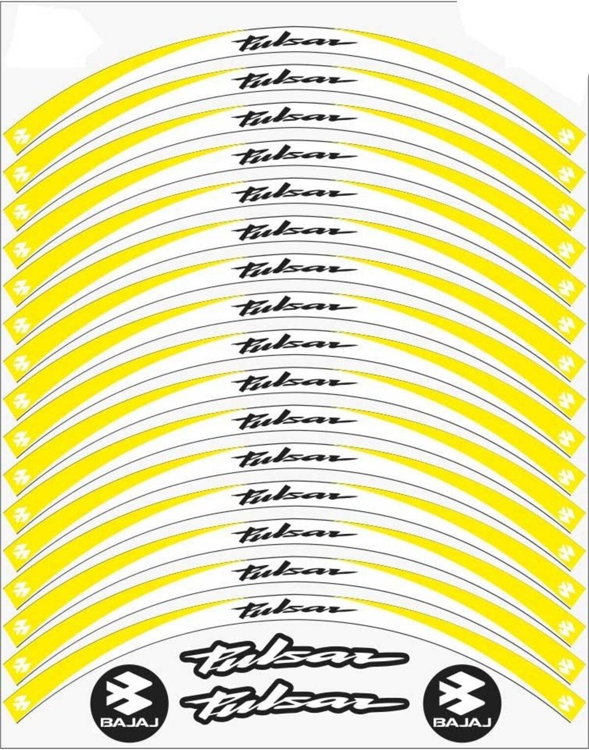 Monero Bajaj Pulsar 200 Ns Jant Şeridi Beyaz-sarı Fiyatı ve Özelliklerı ...