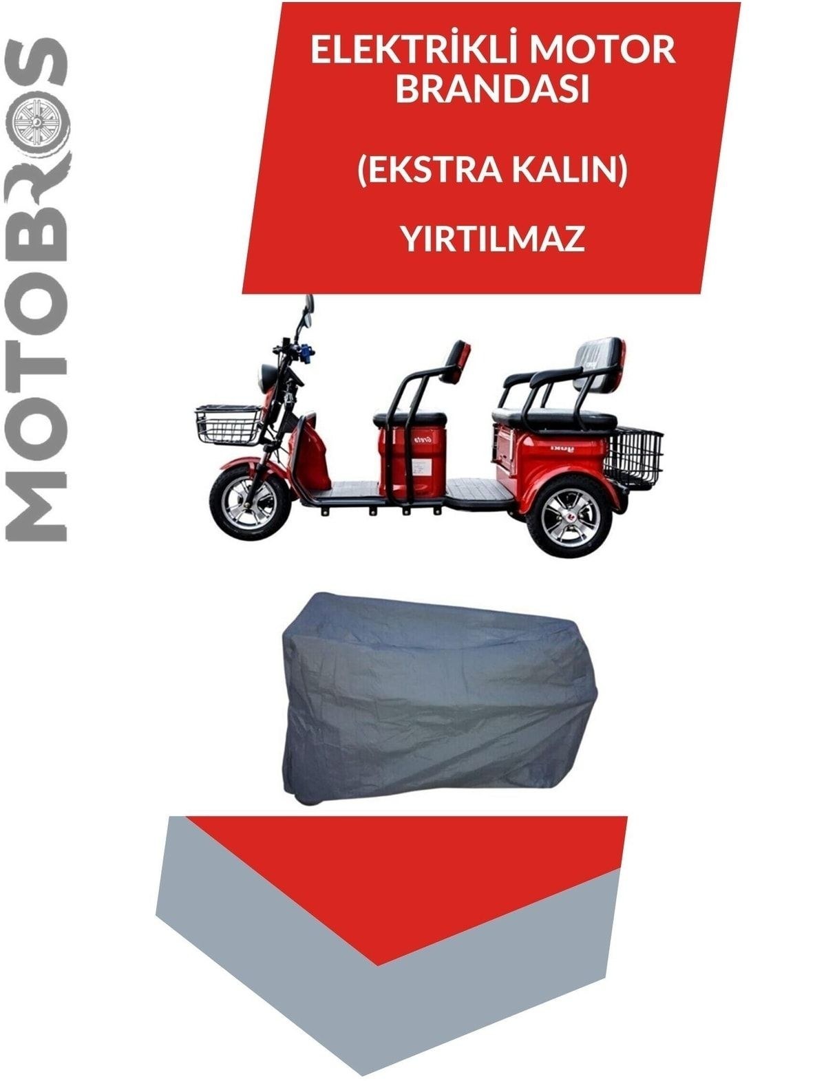 Motobros Yuki Yk 32 Greta 3 Tekerli 3 Kişilik Elektrikli Motosiklet ...