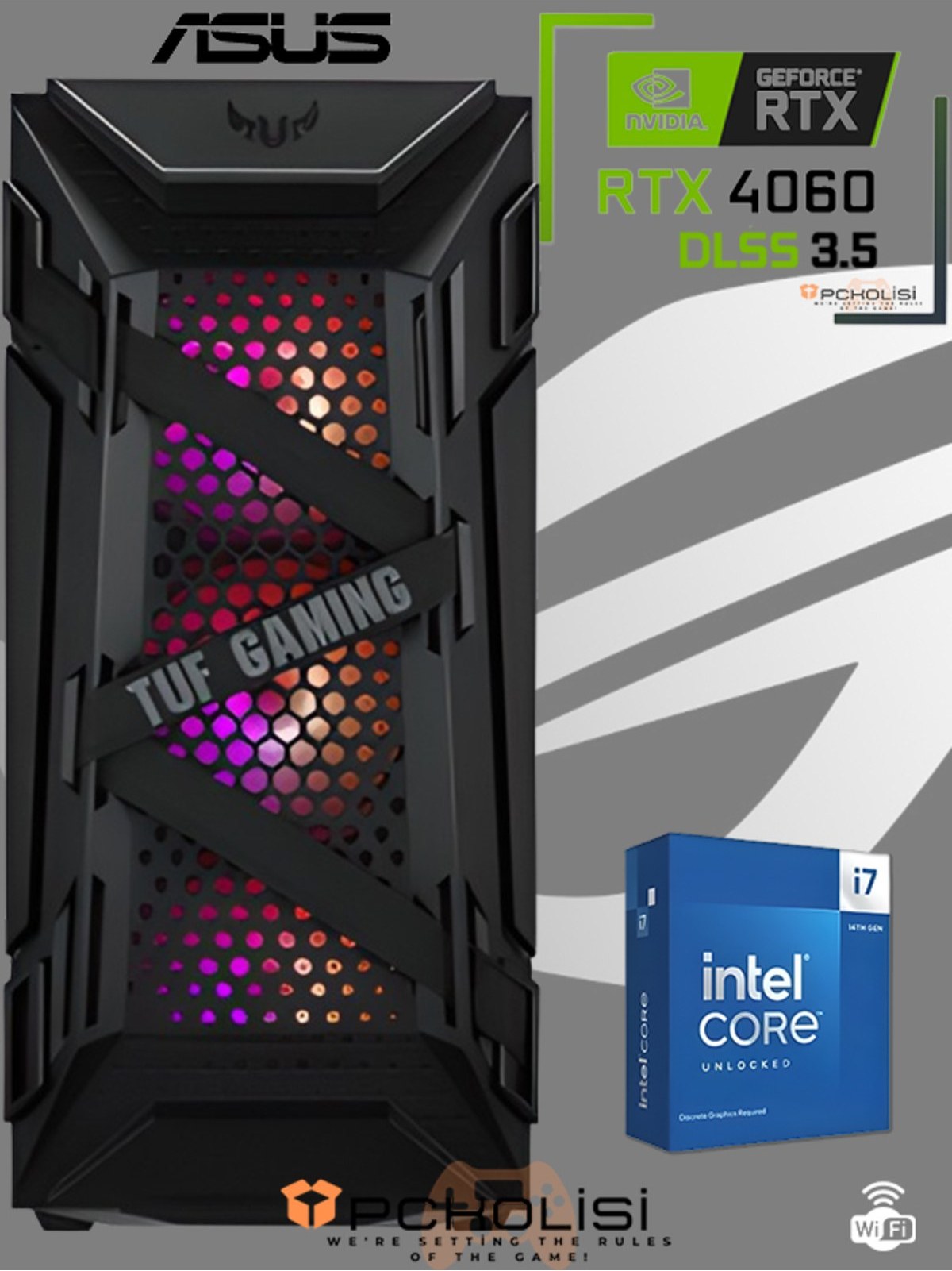 Pcbox ASUS INTEL CORE İ7 14700F / 16GB DDR4 / 500GB 3300-3100 MB /s M2 ...