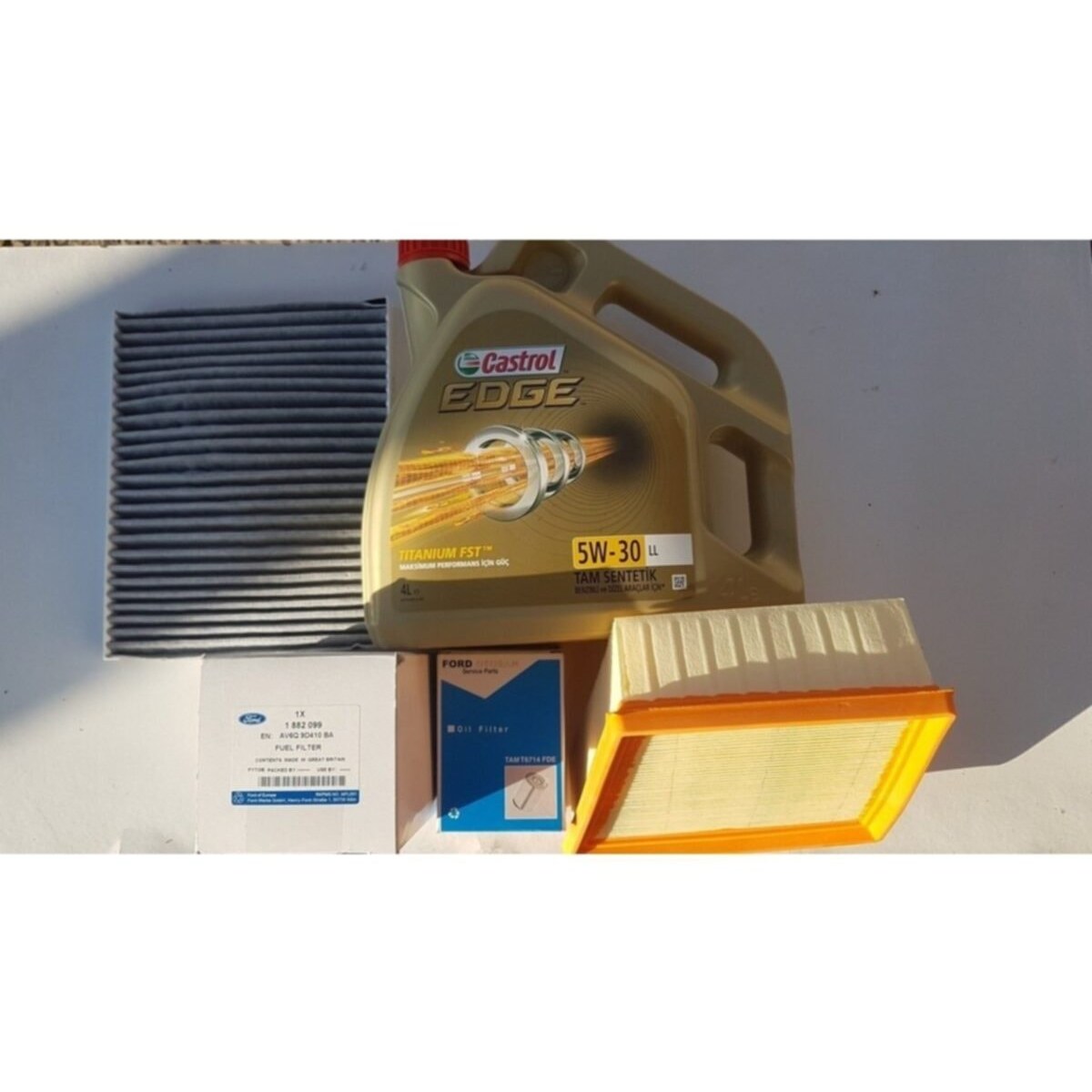 Genel Markalar Courier 2014-2017 Euro5 Motor Castrol Edge 5w30 Yağlı ...
