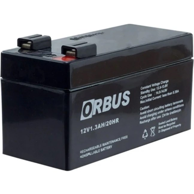 Orbus 12V 1,3AH Kuru Tip Akü Fiyatı ve Özelliklerı - Badem