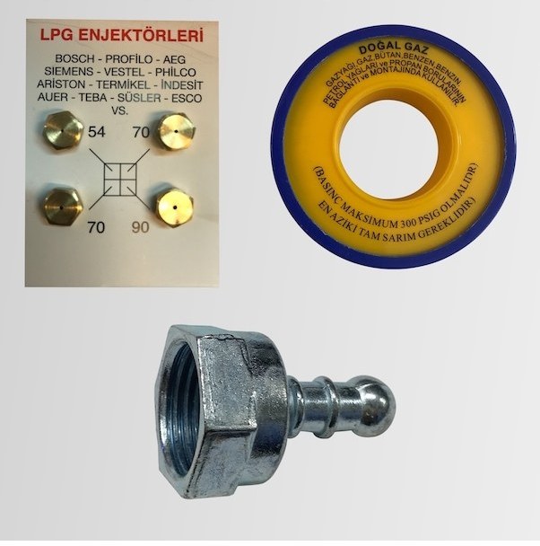 Ocak Lpg Meme (Enjektör) Dönüşüm Seti Fiyatı ve Özelliklerı - Badem