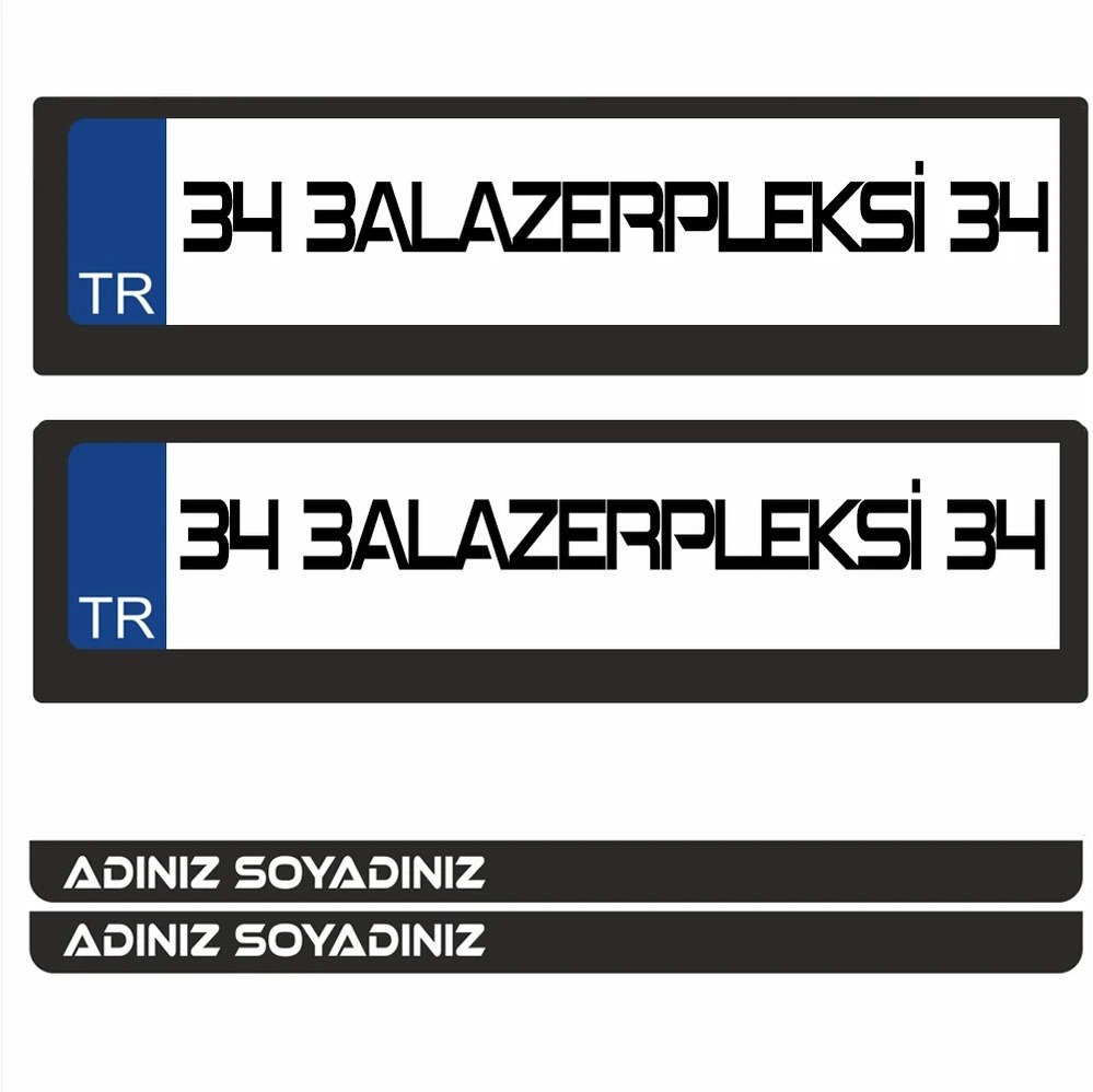 3A Sol Taraf İsimli Plakalık Fiyatı ve Özelliklerı - Badem