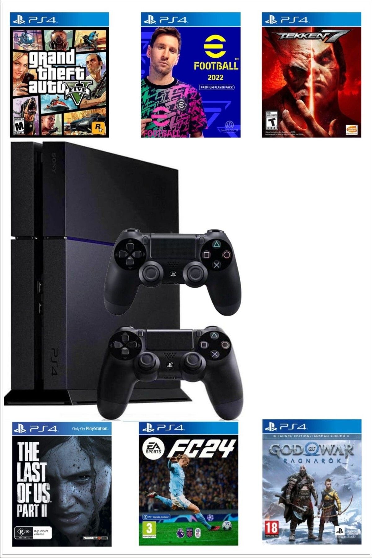 Sony Playstation 4 Fat 1 TB Outlet + 2 Kol + Ps4 Oyunu Fiyatı ve ...