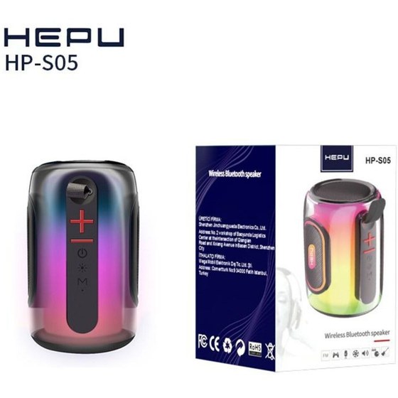 meltobe HEPU hp s05 Taşınabilir Şarjlı Bluetooth Hoparlör Rgb High Sound Ultra Bass Fiyatı ve ...