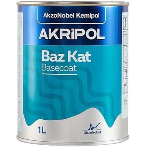 AkzoNobel Akrilik Bazkat RENAULT D69/L PLATİN GRİSİ Akrilik Sonka ...