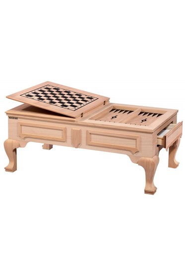 Masif Art Valentin Lükens Tavla Sehpa Cilasız Ham Fiyatı ve Özelliklerı ...