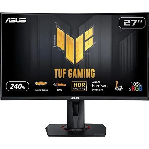 Asus TUF Gaming VG27VQM 27" 1 ms Full HD FreeSync Curved Oyuncu ...